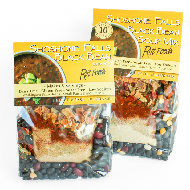 Shoshone Falls Black Bean Soup Mix - Rill's Specialty Foods